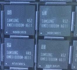 China KMR310008M-A611 EMCP Memory Chip 16GB eMMC 5.1 + 24Gb LPDDR3 1866Mbps 221FBGA for sale