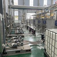 China Glue Dosing System Particle Board Production Line for sale