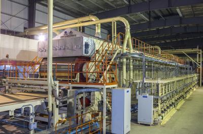 China MDF HDF Continuous Press Production Line 300 to 1500 Cbm Per Day Automatic for sale