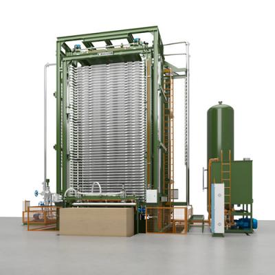 China Fully Automatic Plywood Hot Press Machine 15 to 65 Layers 8000 KN 2700x1370mm for sale