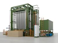 China Fully Automatic Plywood Hot Press Machine 15 to 65 Layers 8000 KN 2700x1370mm for sale
