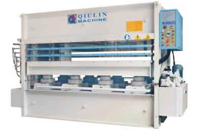 China 350 Ton 3 Layer Hot Press for Plywood Production 2700x1370mm Platen for sale