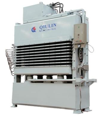 China 300 Ton 8 Layer Hot Press for Plywood Production 3000kN 2700x1370mm for sale