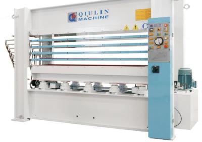 China 160 Ton 5 Layer Hot Press Machine for Plywood Production 1600kN 6 Platens for sale