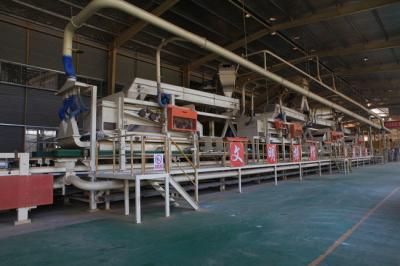 China Urea Formaldehyde Particle Board Production Line 110-500 m³/Day 580-730 kg/m³ Wood Consumption for sale