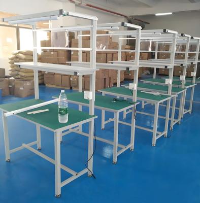 China ESD Anti Static Bench With Shelves Organized Anti Static Workstation for sale