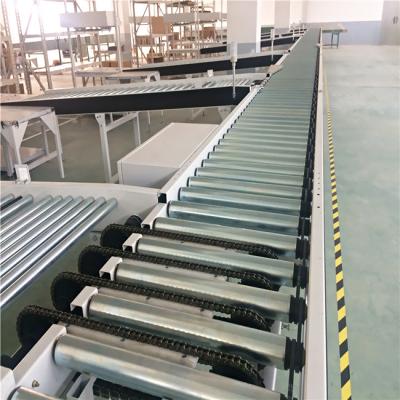 China 800 mm/Customized Frame Height Energy-Saving Roller Conveyor Line for Green Factories Belt Type Roller for sale