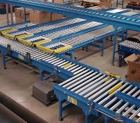 China Continuous-Flow Roller Conveyor Line Customized Frame Width For Mass Production for sale