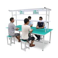 China Custom Anti-static Workbench 120x60x160cm Steel Factory Table for sale