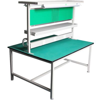 China Corrosion Resistant ESD Workbench with 40W LED and 1 Year Warranty for Assembly and Packing for sale