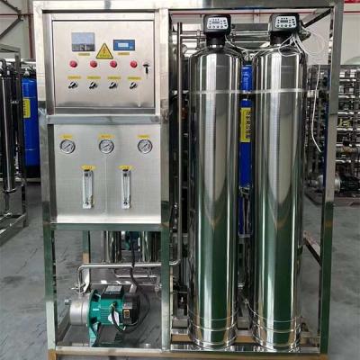 China 0.5 tons single-stage two-tank reverse osmosis plant for  drinking water for sale
