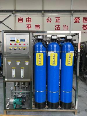 China 0.5 tons two-stage reverse osmosis plant for Purifying Mineral Water for sale