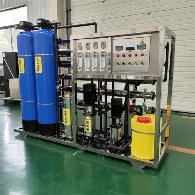 China High Efficiency 1T/H Double-stage Reverse Osmosis RO Water Filter Machine for Industrial for sale