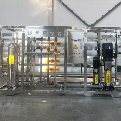China Double Stage Natural Color Water Purification System Reverse Osmosis 6T for sale