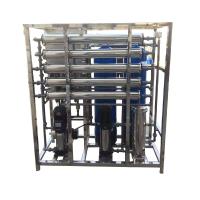 China High Efficiency 0.5t/H Two-Stage Stainless Steel Reverse Osmosis Equipment Ro Pure Water System for sale