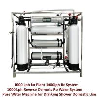 China 1000 Lph Ro Plant 1000lph Ro System 1000 Lph Reverse Osmosis Ro Water System Pure Water Machine for Drinking Shower Domestic Use for sale