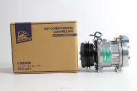 China SK60SR SK70SR EH70 E80 E70 Excavator Air Conditioning Compressor Part Name YT91V00001F1 for sale