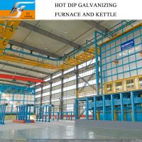 China Environmental Hot Dip Galvanizing Furnace Equipment with 95% Fume Removal Rate and 25 mg/m³ Emission Control for sale
