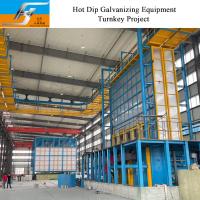 China Environmental Hot Dip Galvanizing Furnace Equipment with 95% Fume Removal Rate and 25 mg/m³ Emission Control for sale
