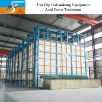 China Encapsulated Pre-Treatment Hot Dip Galvanizing Line Plant with 95% Acid Fume Removal and Custom Zinc Kettle Design for sale