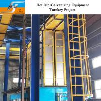 China Hot Dip Galvanizing Line Plant Equipment with Custom Zinc Kettle Design - 50mm/60mm Steel Plate Options for Industrial Applications for sale