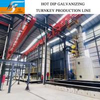 China Custom Hot Dip Galvanizing Plant with Zinc Kettle Furnace - 50mm/60mm Steel Plate & Complete Environmental Systems for sale