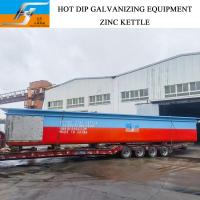 China Custom Zinc Kettle Pot Tank for Hot Dip Galvanizing Plant - 60mm Plate Thickness, XG-08 Steel Material for sale