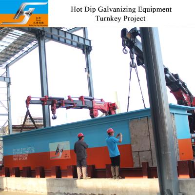 China Custom Zinc Kettle Pot Tank for Hot Dip Galvanizing Plant - 60mm Plate Thickness, XG-08 Steel Material for sale