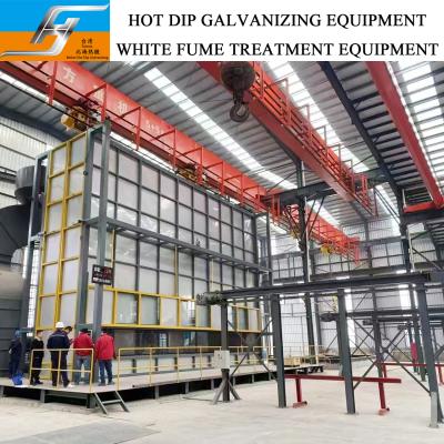 China Custom Hot Dip Galvanizing Plant Equipment with Zinc Kettle Furnace - 50-60mm Steel Plate & Complete Production Line Solutions for sale