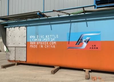 China Customized Hot Dip Galvanizing Zinc Kettle with Integrated Ends - 3-8 Year Service Life, XG-08 Steel Construction for sale