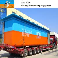 China Hot Dip Galvanizing Zinc Kettle Production Line with Pulse Fired High Velocity Furnace and XG-08 Steel Construction for sale