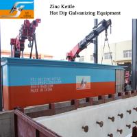 China Hot Dip Galvanizing Zinc Kettle Production Line with Pulse Fired High Velocity Furnace and XG-08 Steel Construction for sale