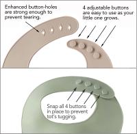China Anti Bacterial Eco Friendly Baby Feeding Bibs Can Be Customized for sale