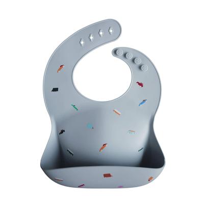 China Durable Easily Clean Unisex Silicone Baby Bibs For Infants And Toddler for sale