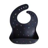 China Easy To Clean BPA Free Dust Proof Silicone Baby Bib Safe In Freezer for sale
