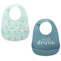 China Durable Degradable Solid Baby Feeding Silicone Apron Safe In Sterilizer for sale