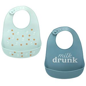 China Durable Degradable Solid Baby Feeding Silicone Apron Safe In Sterilizer for sale