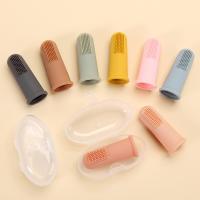 China Baby Silicone Finger Toothbrush Oral Cleaner Kit For 3 Months + for sale