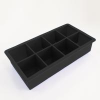 China 15 Cavities BPA Free 12*24cm Square Silicone Ice Mold Cube Tray With Lid for sale