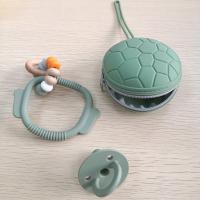 China Baby Care Silicone Pacifier Case Portable Pacifier Holder Container PVC Free OEM for sale