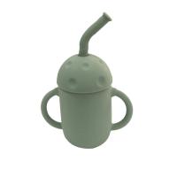 China BPA Free Eco Friendly Silicone Training Cups Silicone No Spill Sippy Cup FDA for sale