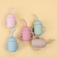 China Portable Silicone Feeding Cup Baby Silicone Drinking Cups ODM 11*6.5*14cm for sale