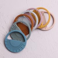 China Cute Shape Food Grade Silicone Baby Teether BPA Free Silicone Teether 9*9*0.7cm for sale