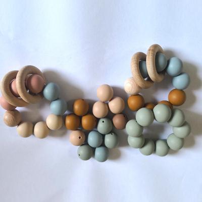 China Safe Baby 19mm Silicone Beads FDA Silicone Necklace Beads Food Grade for sale