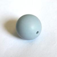 China Pink Green BPA Free Baby 20mm Silicone Beads Bulk Food Grade for sale