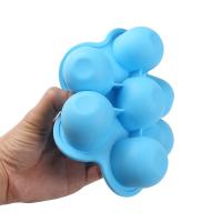 China Round Silicone Ice Mold 7 Cavities Baby Silicone Food Mould 21*21*5CM for sale