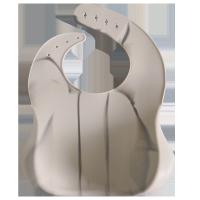 China Full Printing Latex Free Customized Marble Silicone Baby Bib For Dinner for sale