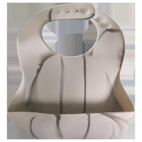 China Full Printing Latex Free Customized Marble Silicone Baby Bib For Dinner for sale