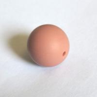 China Round 19mm Silicone Beads Baby Silicone Teething Jewelry for Pendant for sale