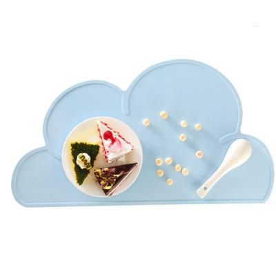 China Foldable Baby Feeding Silicone High Chair Placemat BPA Free Heat Resistant for sale